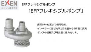 エクセン(EXEN) EFPフレキシブルポンプ EFP80 | クニハモブログ